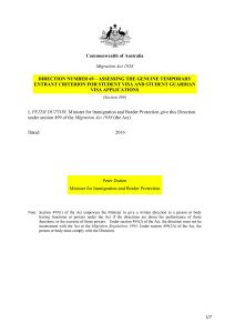 Genuine Temporary Entrant Statement (GTE): How It’s Assessed ...